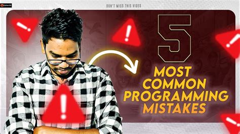 5 most common programming mistakes in telugu youtube
