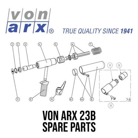 Von Arx 23b Spare Parts Finder Shop Now Alphaweld