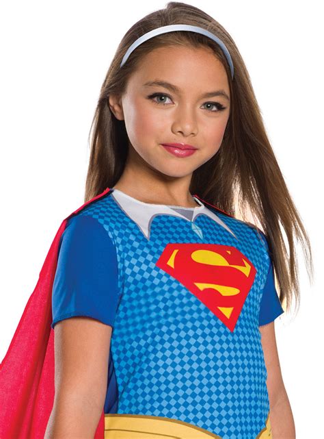 Girls Classic Supergirl Costume Dcshg Costume For Girls