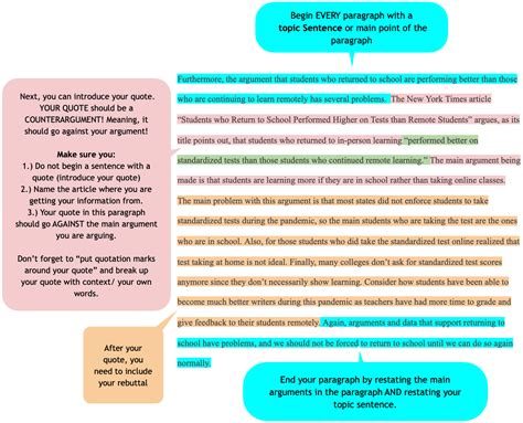 Sentence Starters For Rebuttal Paragraphs At Matthew Escobedo Blog