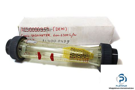 GEMU 807 50D 72114 172 6400 VARIABLE AREA FLOWMETER Platinum International