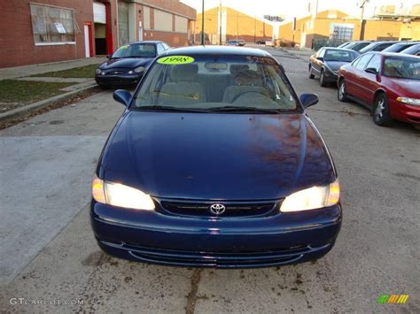 1998 Dark Blue Pearl Toyota Corolla Le 22382989 Photo 2 Gtcarlot