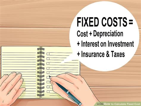 How To Calculate Fixed Cost Steps With Pictures WikiHow