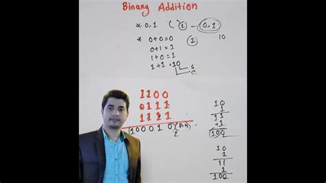 Binary Addition Hscict Chapter 3 Conversion 37 বাইনারি যোগ সহজ সমাধান Youtube