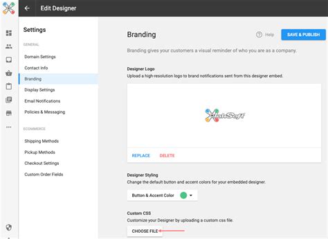 Designer Embed Customization Controls Inksoft