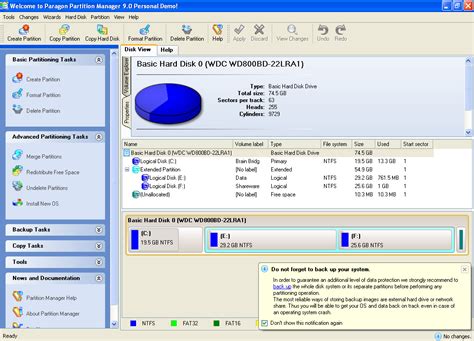 Paragon Partition Manager 9 0 Advanced Partitioning And Hard Disk