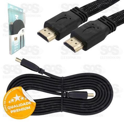 Cabo Hdmi X Hdmi Metros Blindado Maxmidia