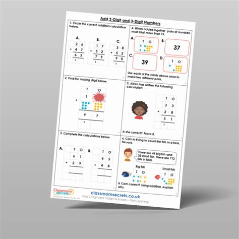 Year 3 Add 2 Digit And 3 Digit Numbers Prior Learning Resource