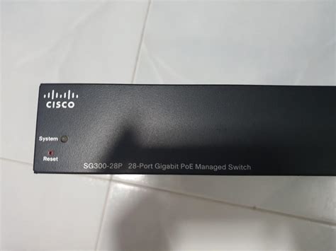 Cisco SG P Port Gigabit PoE Managed Switch Computers Tech Parts Accessories
