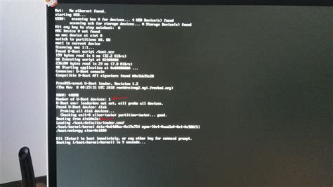 Usb Flash Drive Raspberry Pi B FreeBSD Does Not Boot With USB
