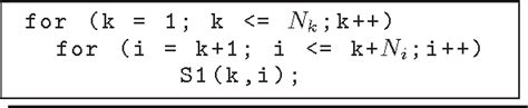 Figure 1 From Parameterized Loop Tiling Semantic Scholar