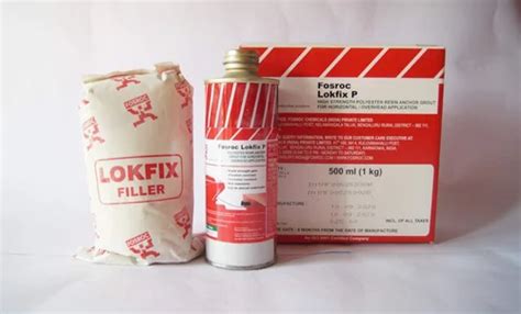 Polister Resin Grout Fosroc Lock Fix Chemical Grade Standard Techinical Packaging Size 1 Kg