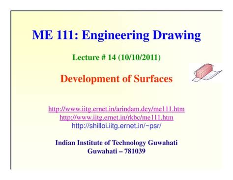 Development Of Surfaces Pptx