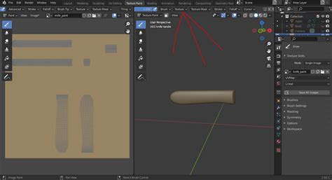 Texturing Missing Options In Texture Paint S Active Tool And Workspace Settings Blender