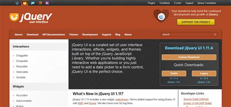 5 Jquery Ui Frameworks For Developers By Hunterwalk Medium