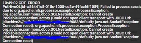 Hive Database Connection Pooling Service Cloudera Community 212443