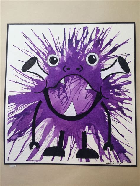 Easy How To Draw A Monster Tutorial And Monster Coloring Page Artofit