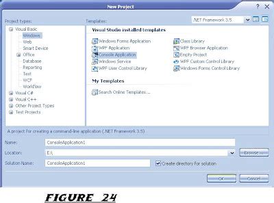 Learn Visual Studio 2008 VB Net2008 Creating Console Application