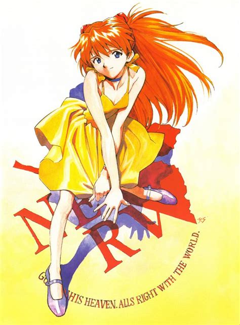 Asuka Langley Soryuu Evangelion Official Art Neon Genesis