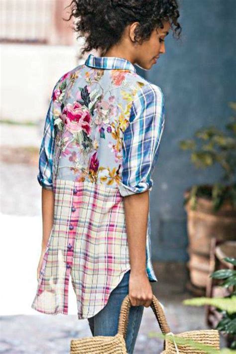Thrifted Mens Shirt Upcycle Hack In 7 Steps Chambray Blues Diy
