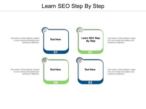Learn SEO Step By Step Ppt Powerpoint Presentation File Deck Cpb Presentation Graphics