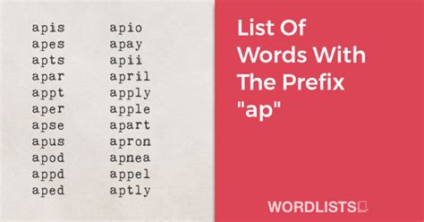 List Of Words With The Prefix Ac