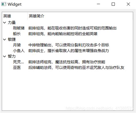 （qt学习笔记）：qlistwidget、qtreewidget、 Qtablewidget的基本使用qt List加入tablewidget Csdn博客