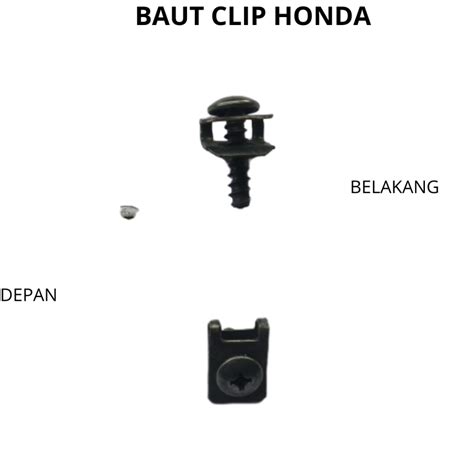 Jual Baut Klip Body Honda Beat Vario Schoopy Genio Satuan Atau Per Pack 50 Pcs Shopee