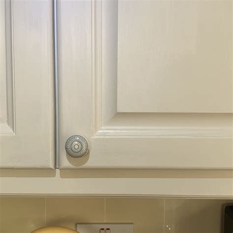 Grey And White Ceramic Knobs Kitchen Cabinet Drawer Knobs Hardware Knobs