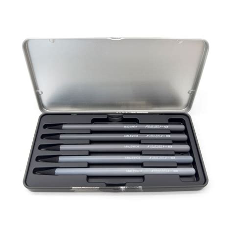 Набор карандашей угольных монолитных Малевичъ Grafart Pro 5 шт МЛ 197317 купить в Москве по