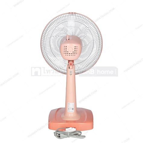 พัดลมตั้งโต๊ะ Hatari รุ่น T12m1 ขนาด 12 นิ้ว สีพีช Thai Watsadu