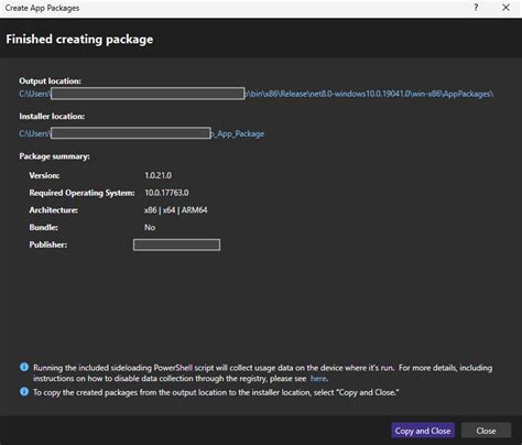 Partner Center Not Accepting The Winui 30 Desktop Application Package