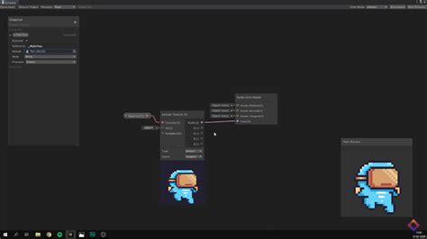 2d Shader Graphs Main Preview Window Doesnt Show Anything Unity