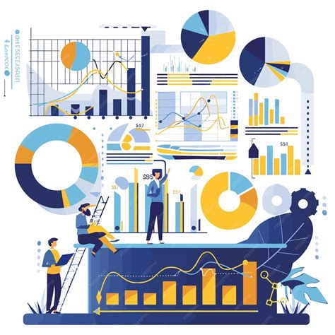 Premium Vector Data Visualization Vector Illustration