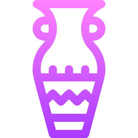 Vase Basic Gradient Lineal Color Icon