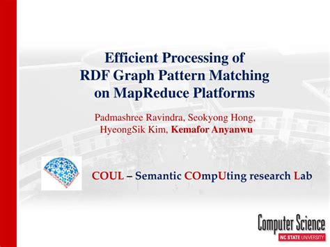 Ppt Efficient Processing Of Rdf Graph Pattern Matching On Mapreduce