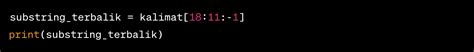 cara substring python sintaks dan contoh lengkapnya 2023 revou