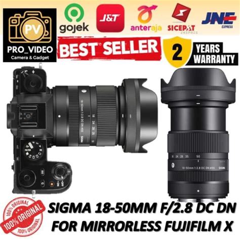 Promo Sigma 18 50mm F28 Dc Dn Contemporary For Fujifilm X Mount Apsc