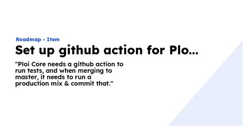 Set Up Github Action For Ploi Core Ploi Roadmap