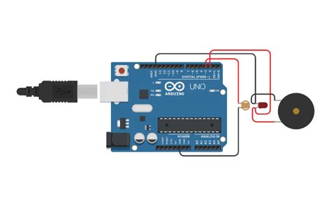 Circuit Design Photoresistor Tinkercad