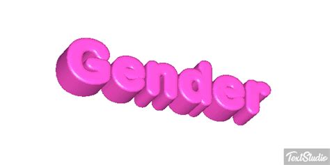 Gender Word Animated Logo Designs Gender Word Animated Logo Designs