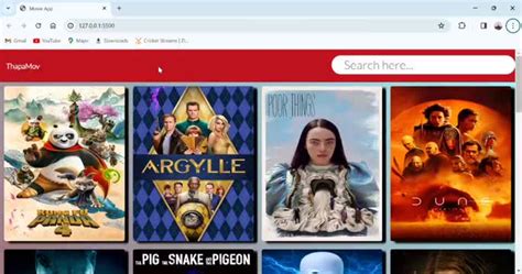 Vikas Thapa On Linkedin Cinematicinnovation Html Css Javascript Apiintegration