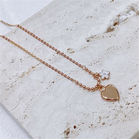 [ravien] 14k 18k 데이지 하트 코인 미아방지 목걸이 미아방지용 목걸이 And 팔찌 조카선물 돌선물 추천 돌잔치 손자 손녀 선물 데일리주얼리 대구주얼리샵 라비앙주얼리