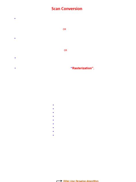 Dda Line Drawing Algorithm Pdf Computer Science Applied Mathematics