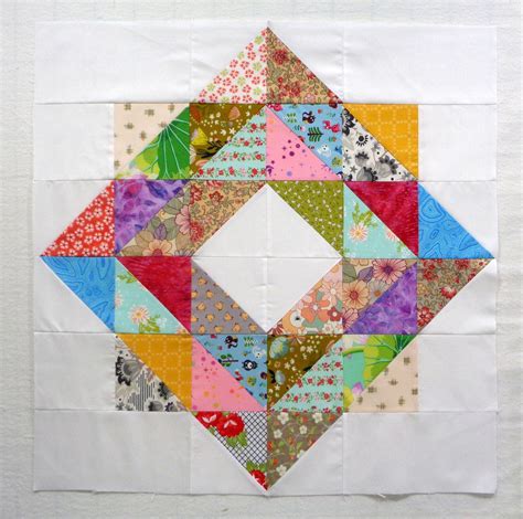 Diamond In A Square Unfinished Quilt Top Etsy