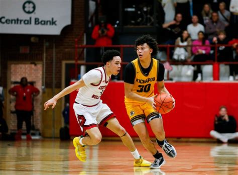 Central Vs Kickapoo High School Basketball Photos
