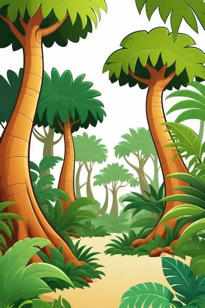 Premium Photo Jungle Trees