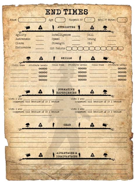 End Times Orc Character Sheets Pdf Role Playing Games Gaming