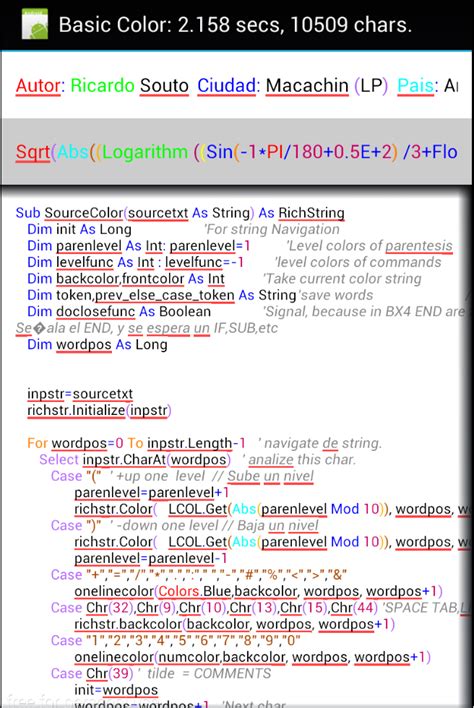 highlighting text editor viewer b4x programming forum
