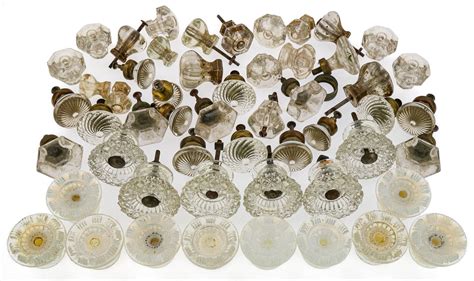 19th And 20th C Glass Furniture Knobs Auction